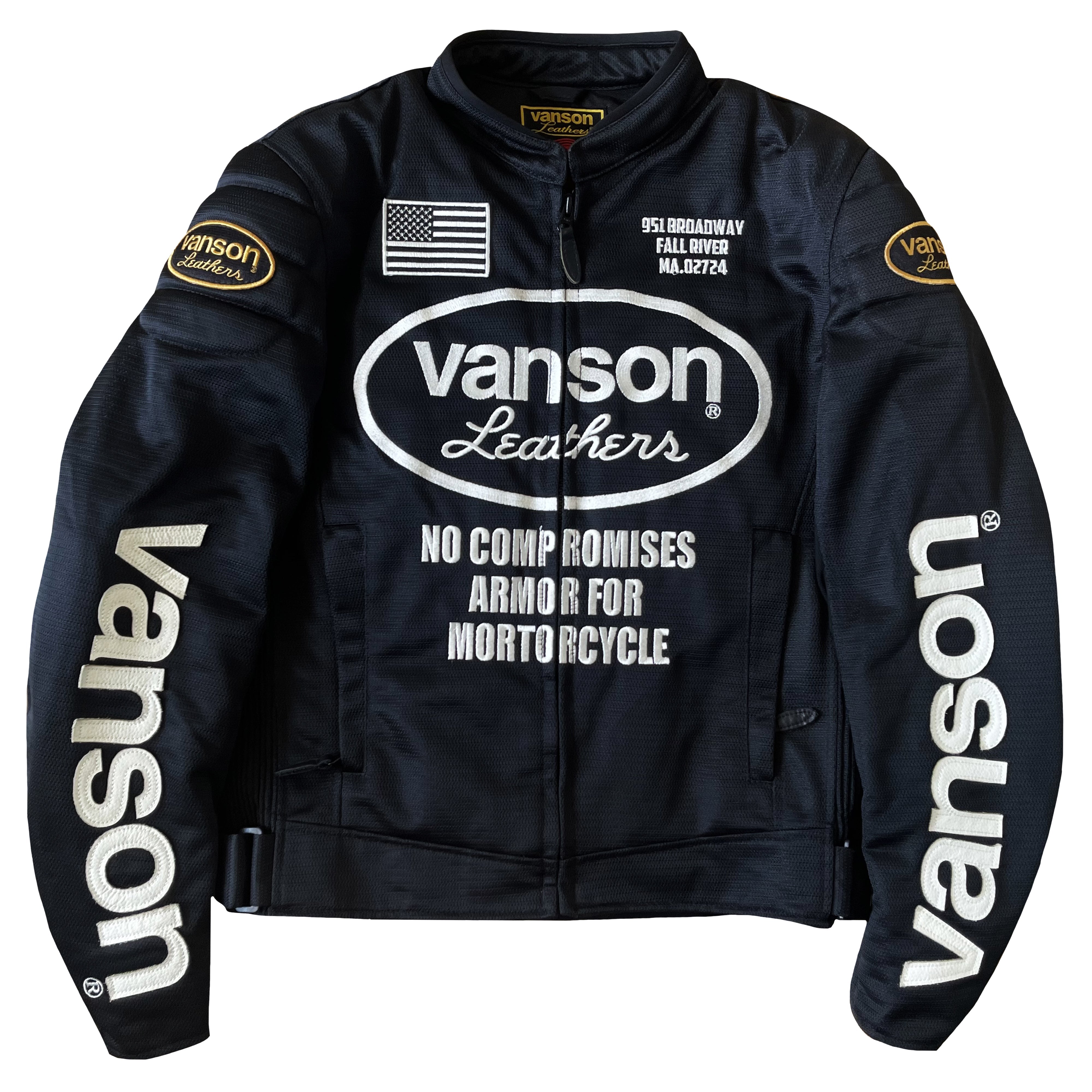Vanson Leathers 'No Compromises' Mesh Racing Jacket - L – Pure Leather ...
